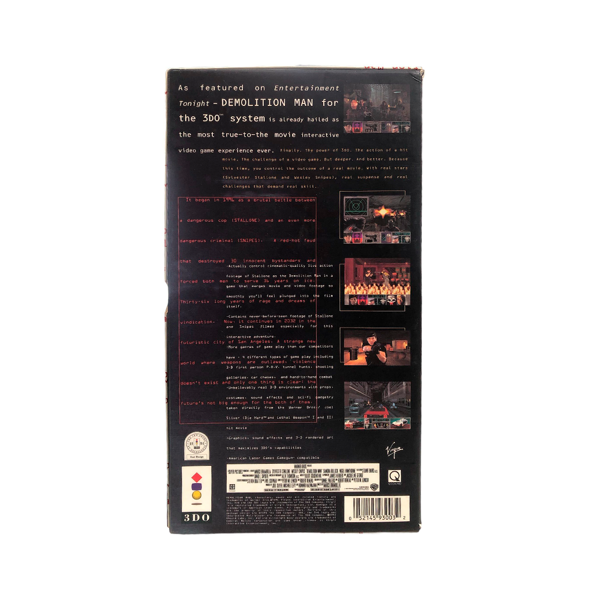 Jogo Demolition Man - 3DO (Long Box) - MeuGameUsado