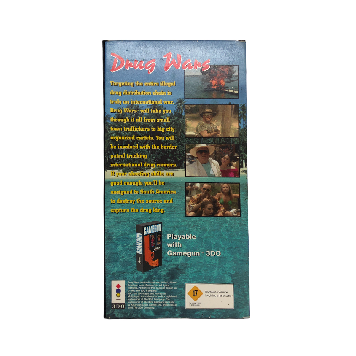 Jogo Drug Wars - 3DO (Long Box) - MeuGameUsado