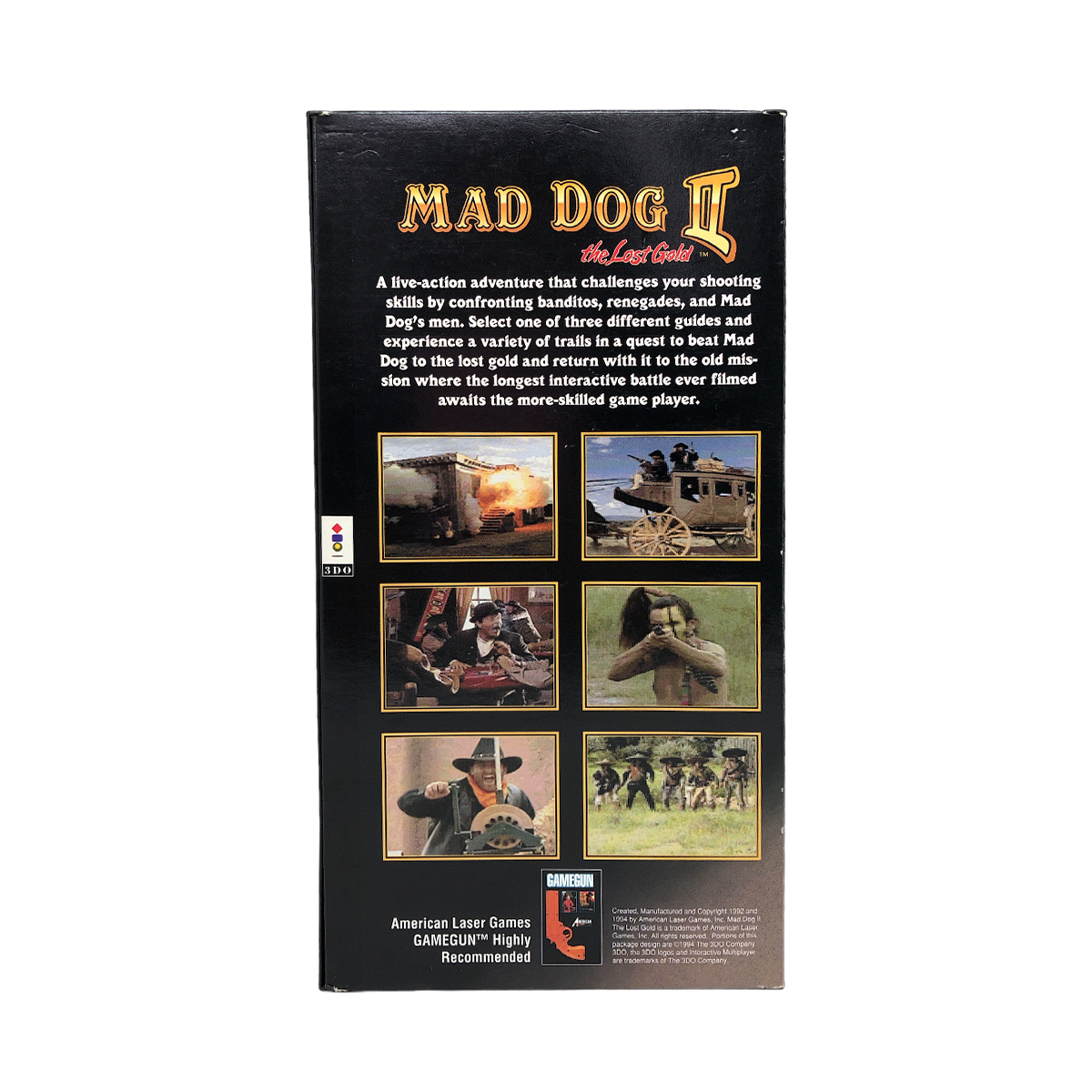 Jogo Mad Dog II: The Lost Gold - 3DO (Long Box) - MeuGameUsado