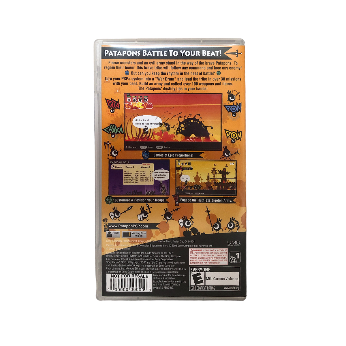 Jogo Dual Pack: Patapon / LocoRoco - PSP - MeuGameUsado