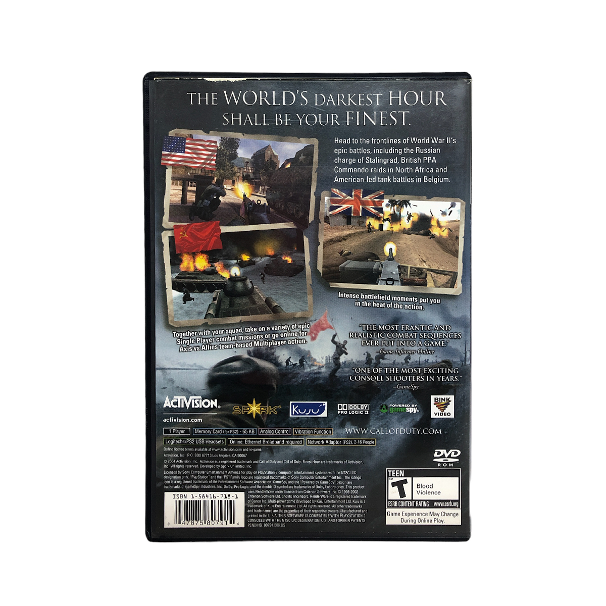 Jogo Call of Duty: Legacy - PS2 - MeuGameUsado