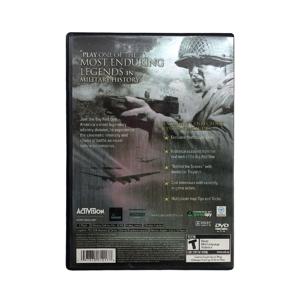 Jogo Call of Duty: Legacy - PS2 - MeuGameUsado