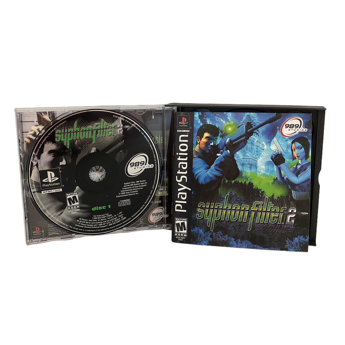 Jogo Syphon Filter 2 - PS1 - MeuGameUsado