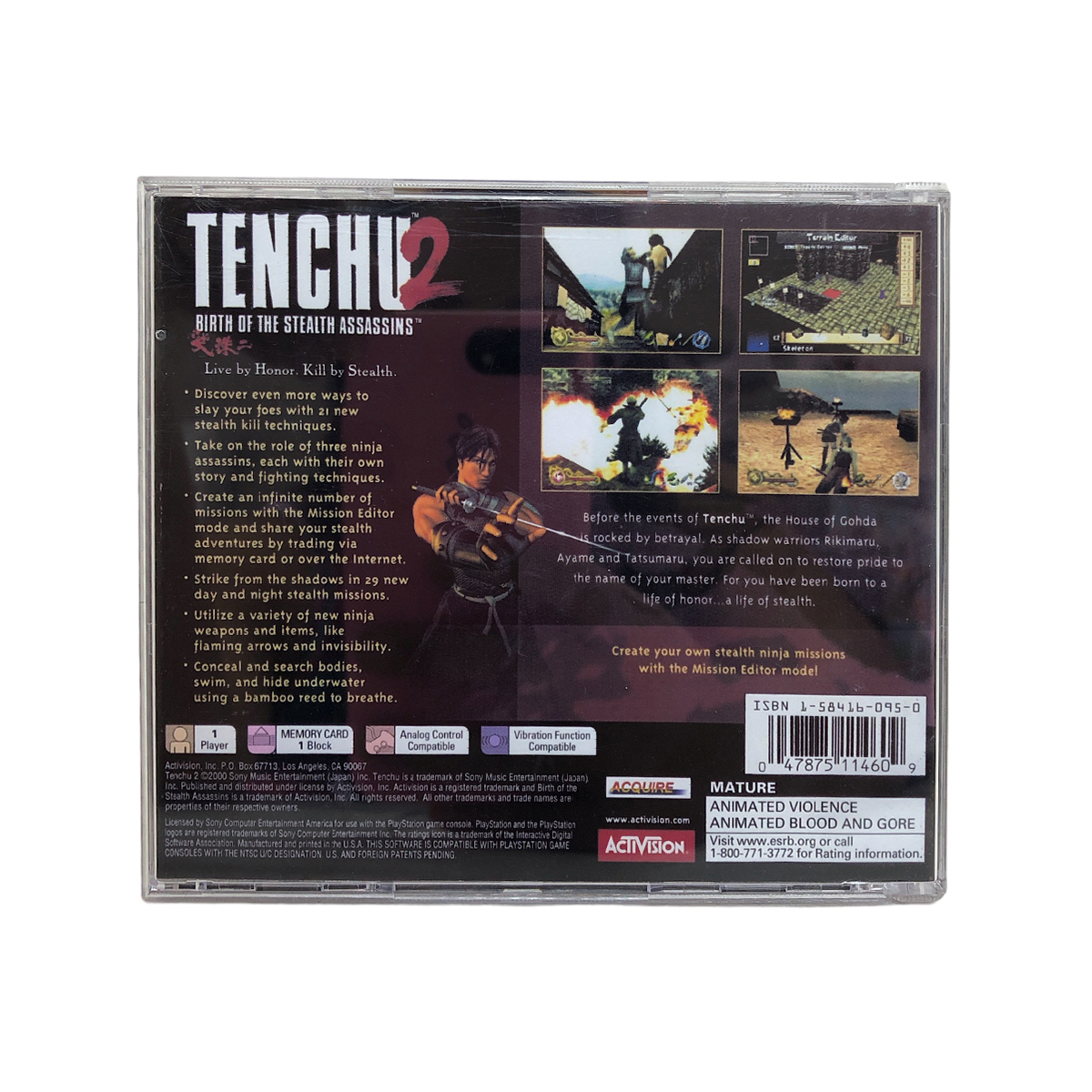 Jogo Tenchu 2: Birth of the Stealth Assassins - PS1 - MeuGameUsado