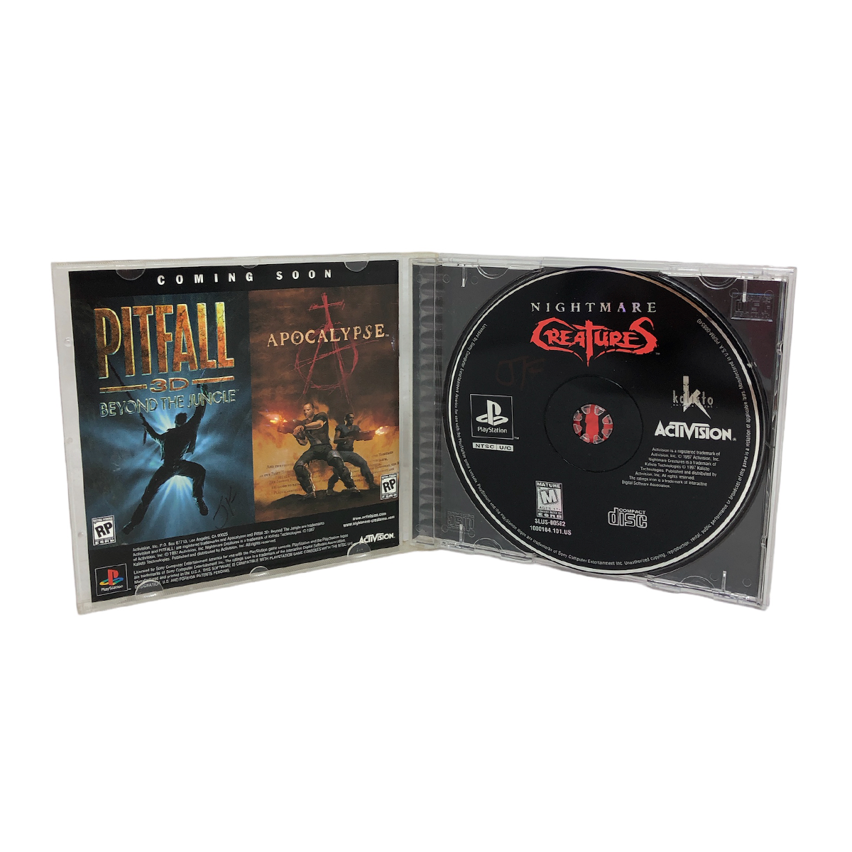 Jogo Nightmare Creatures - PS1 - MeuGameUsado