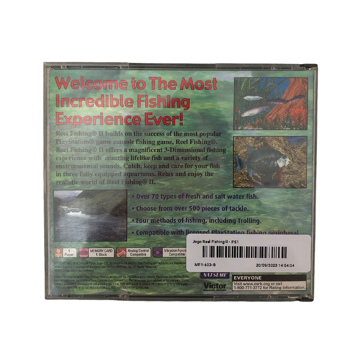 Jogo Reel Fishing II - PS1 - MeuGameUsado