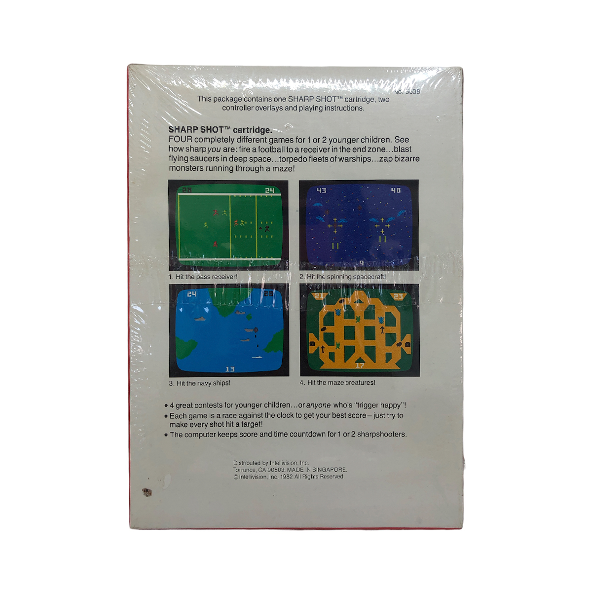 Jogo Sharp Shot - Intellivision - MeuGameUsado