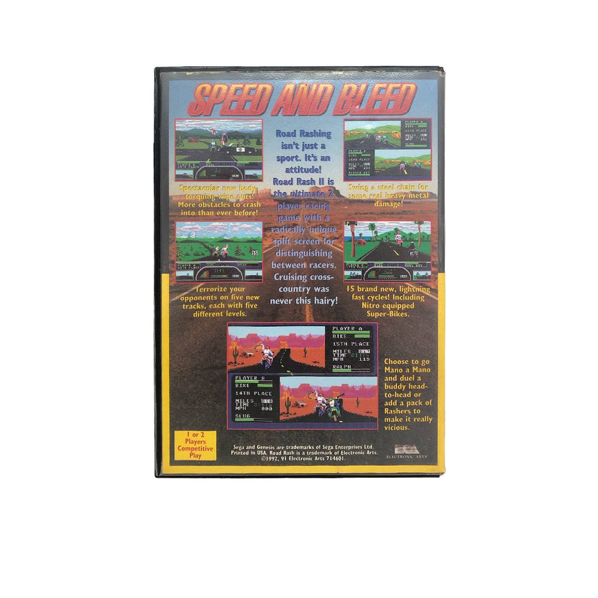 Jogo Road Rash II - Mega Drive - MeuGameUsado