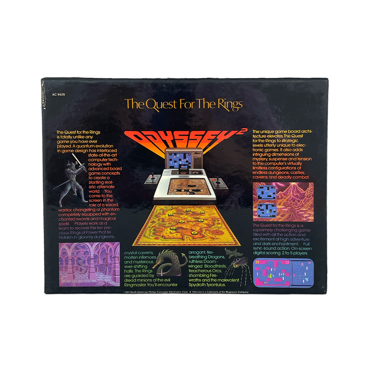 Jogo The Quest for the Rings - Odyssey² Philips - MeuGameUsado