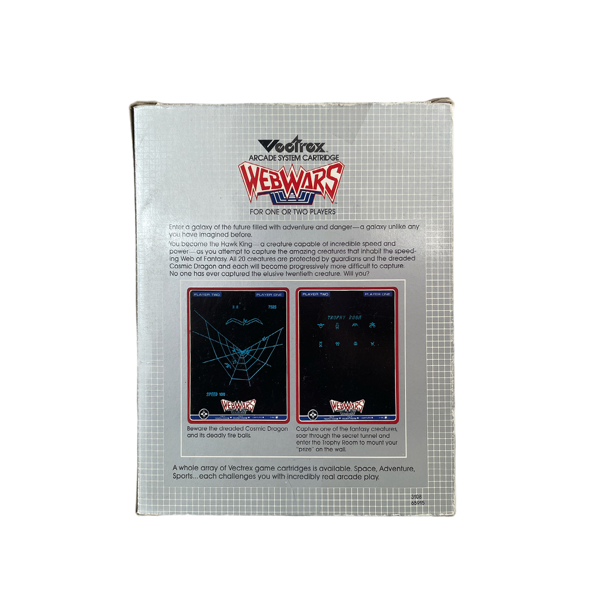 Jogo Web Wars - Vectrex - MeuGameUsado