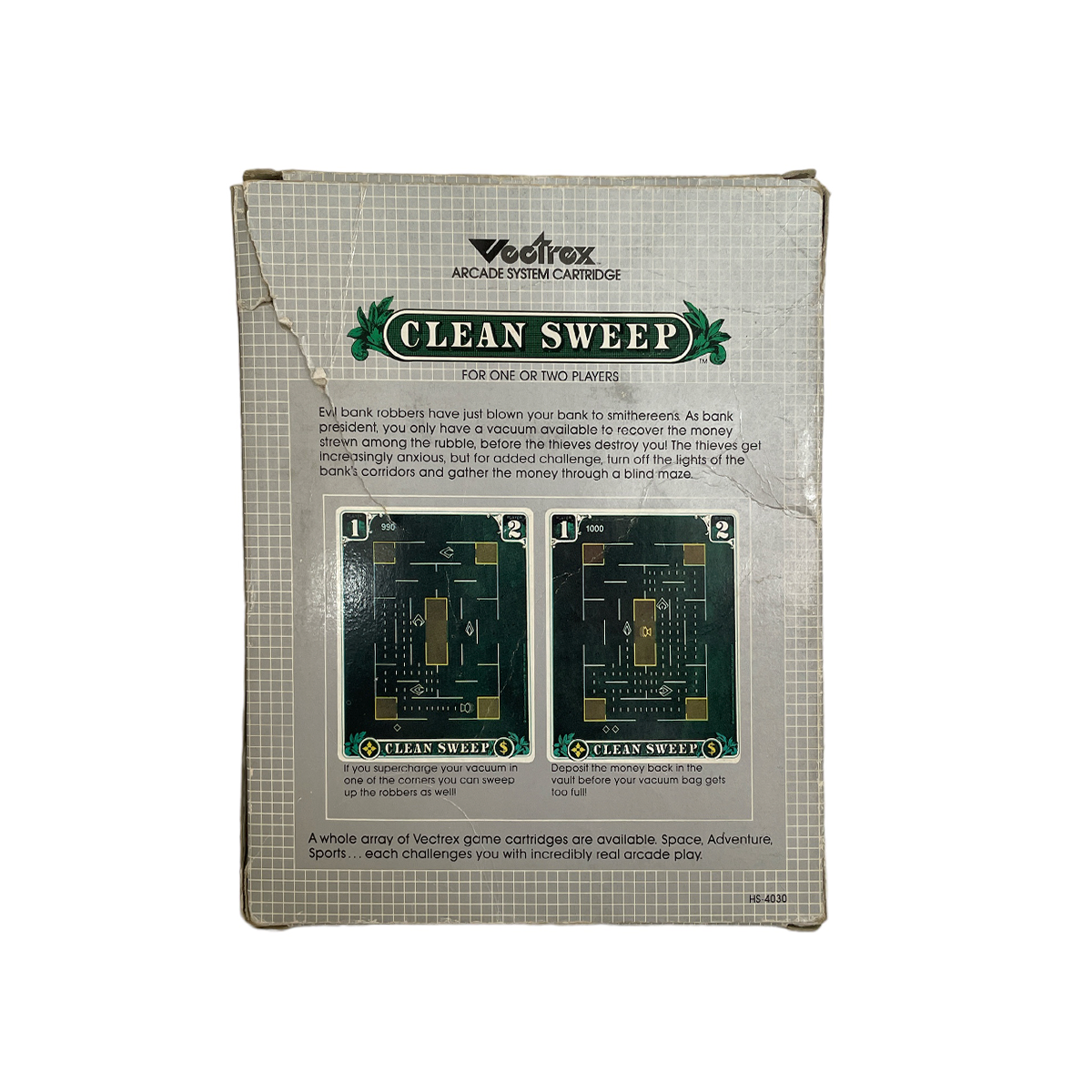 Jogo Clean Sweep - Vectrex - MeuGameUsado