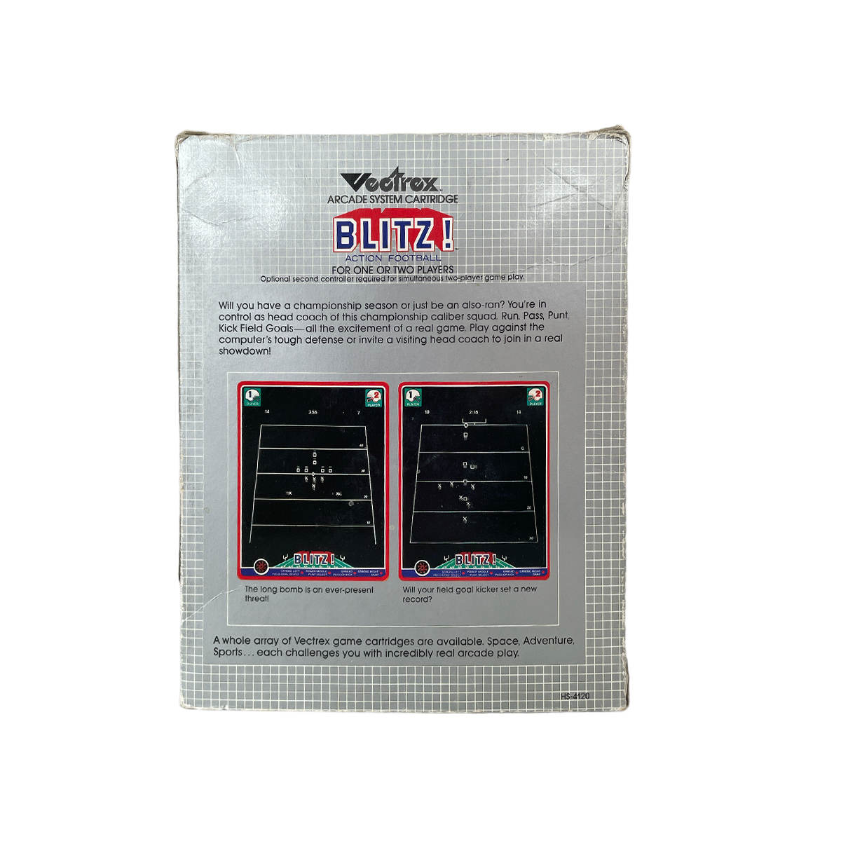 Jogo Blitz! Action Football - Vectrex - MeuGameUsado