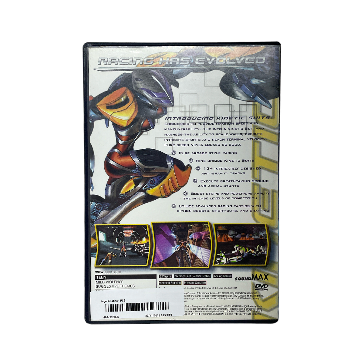 Jogo Kinetica - PS2 - MeuGameUsado