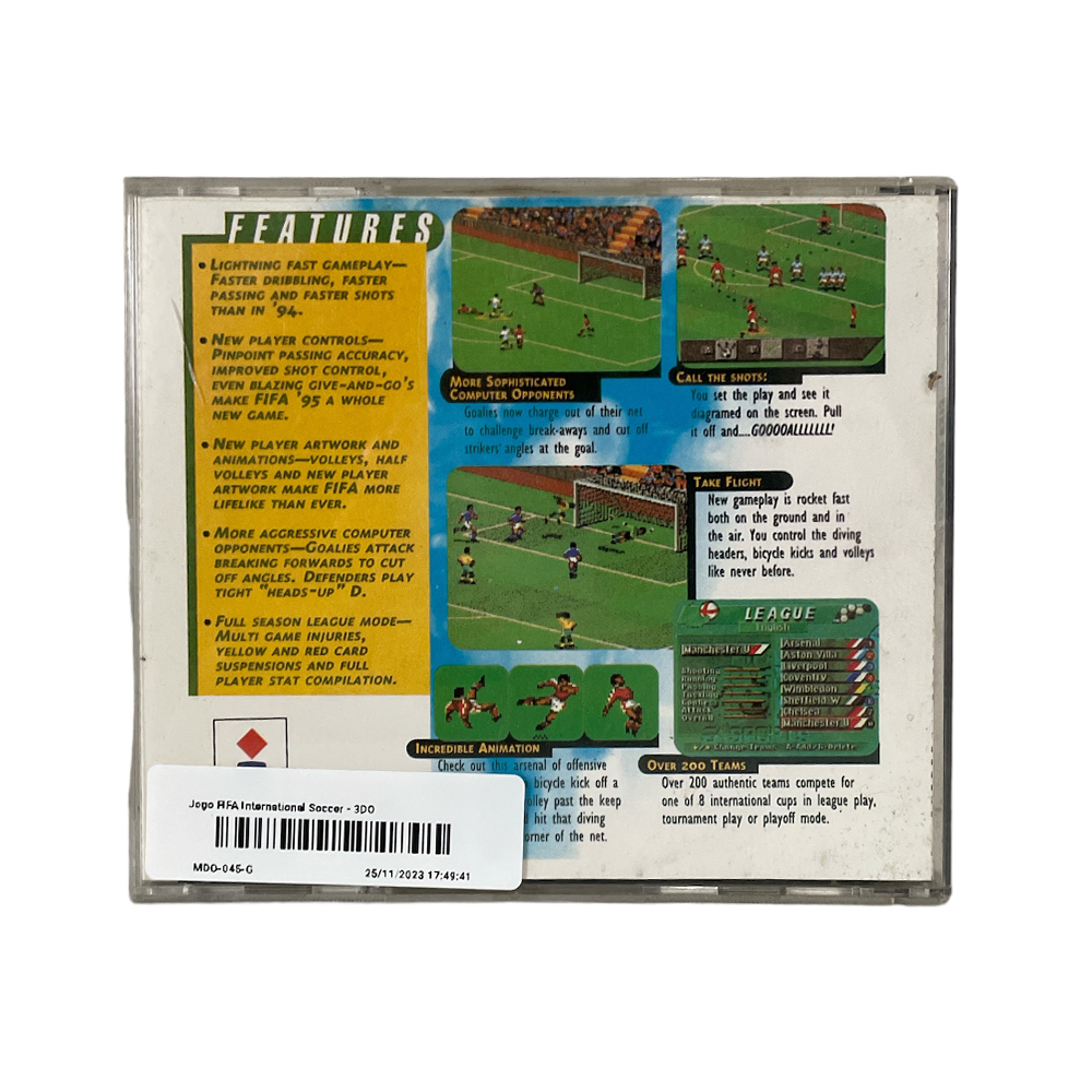 Jogo FIFA International Soccer - 3DO - MeuGameUsado