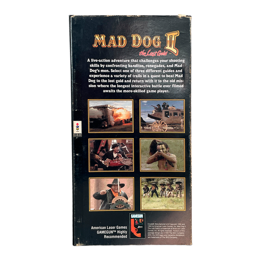 Jogo Mad Dog II: The Lost Gold - 3DO (Long Box) - MeuGameUsado
