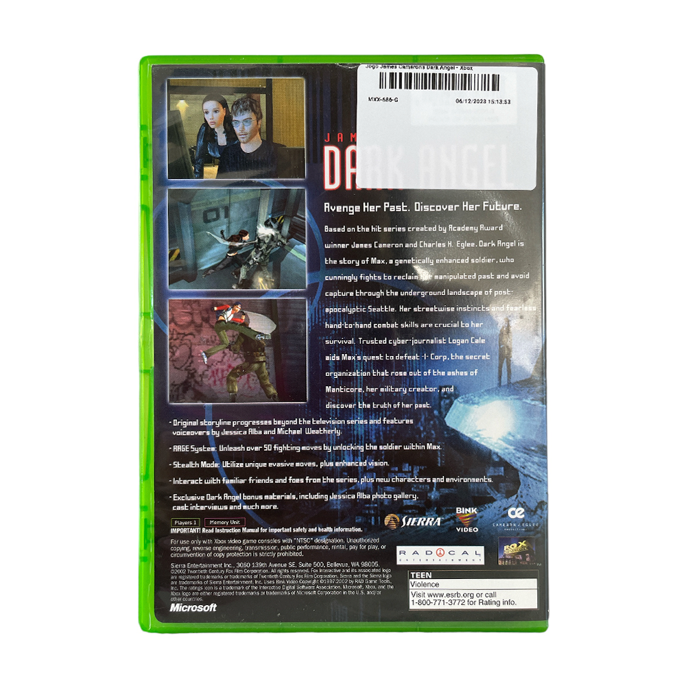 Jogo James Cameron's Dark Angel - Xbox - MeuGameUsado