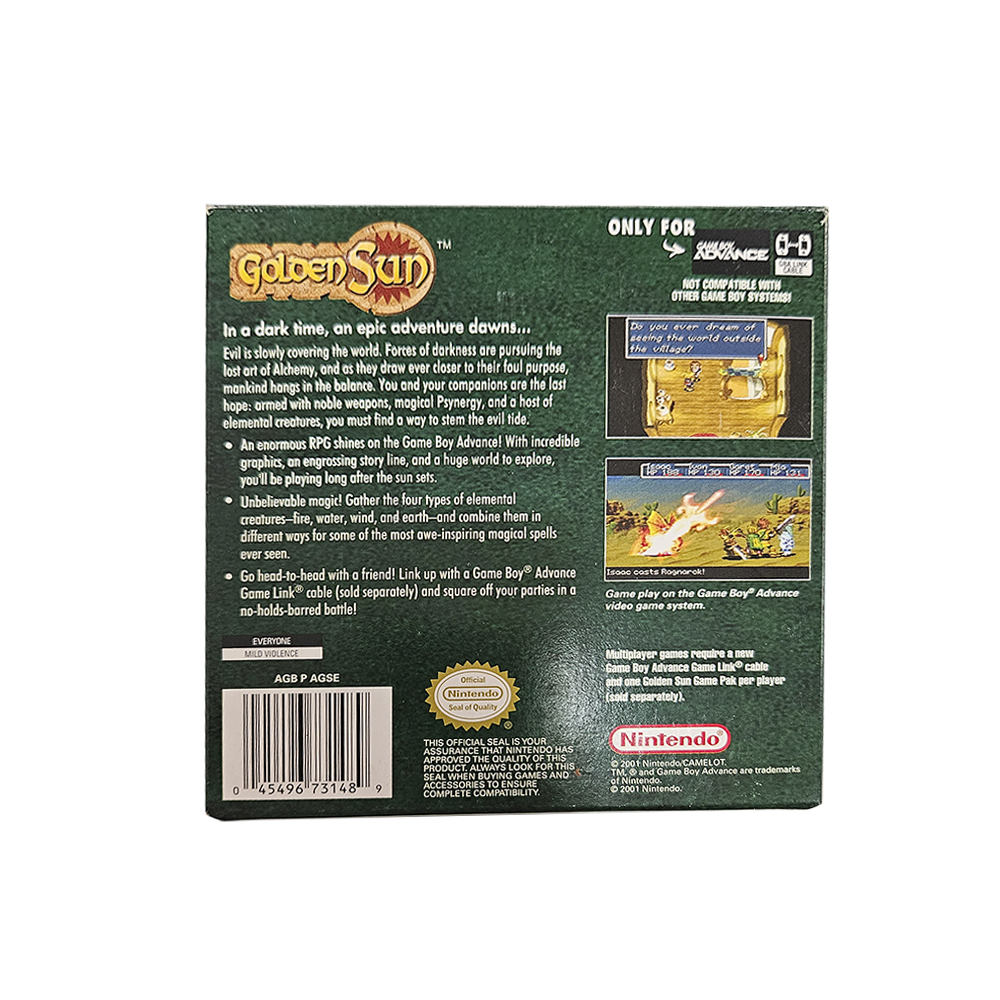 Jogo Golden Sun - GBA - MeuGameUsado