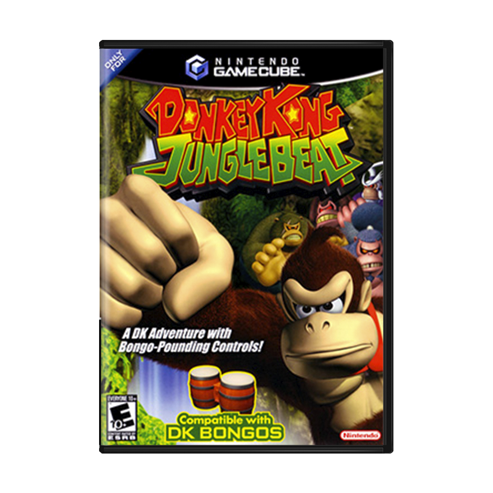 Jogo Donkey Kong Jungle Beat + DK Bongo - GameCube - MeuGameUsado