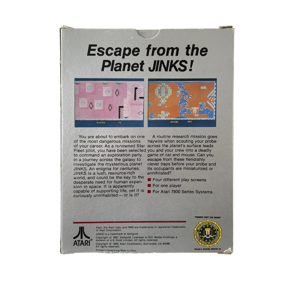 Jogo Jinks - Atari 7800 - MeuGameUsado