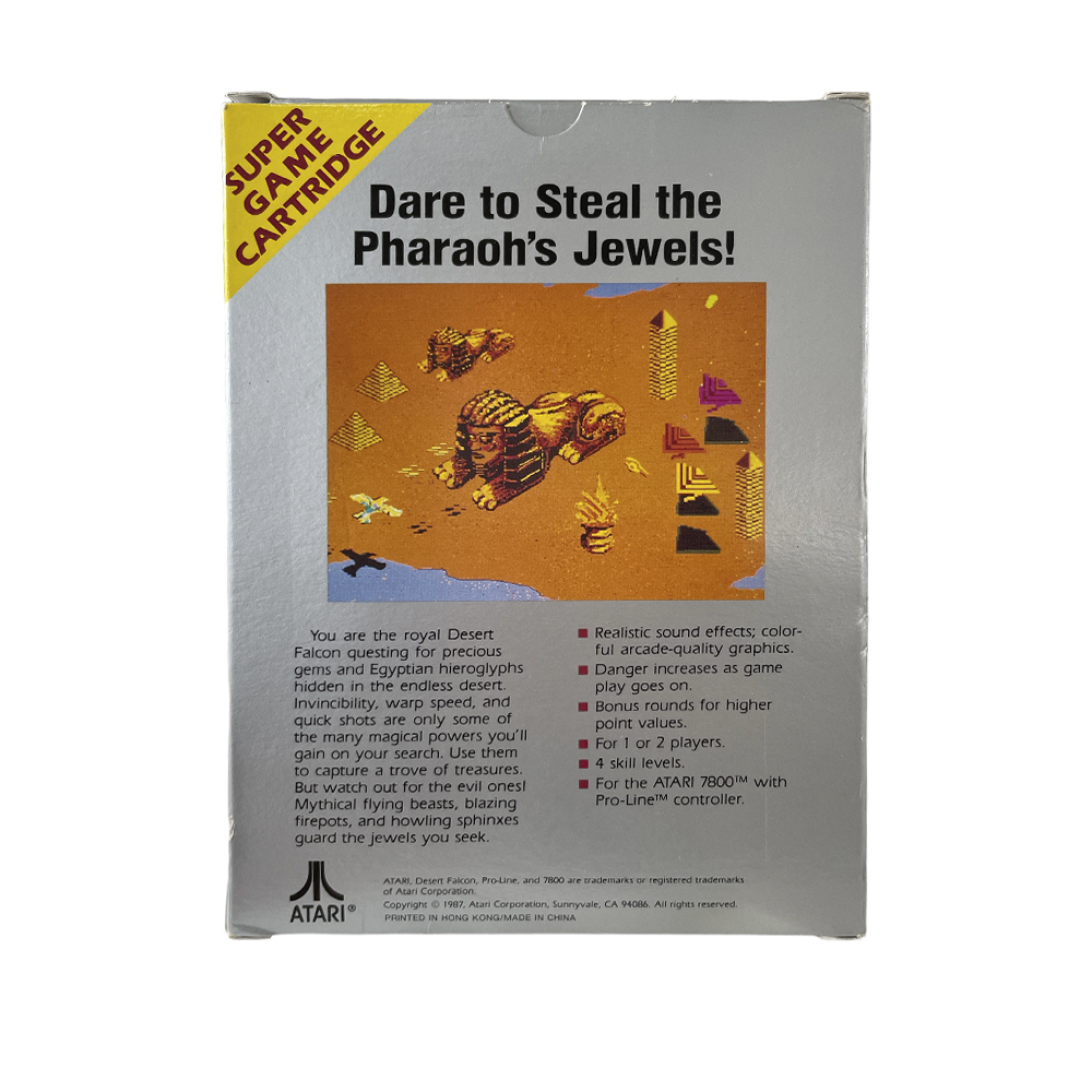 Jogo Desert Falcon - Atari 7800 - MeuGameUsado
