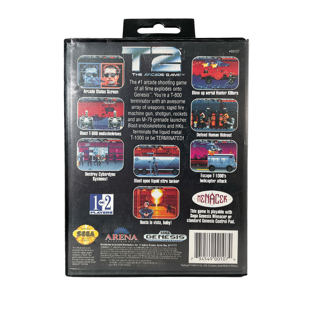 Jogo Terminator 2: Judgment Day - Mega Drive - MeuGameUsado Jogo Terminator 2: Judgment Day - Mega Drive - MeuGameUsado