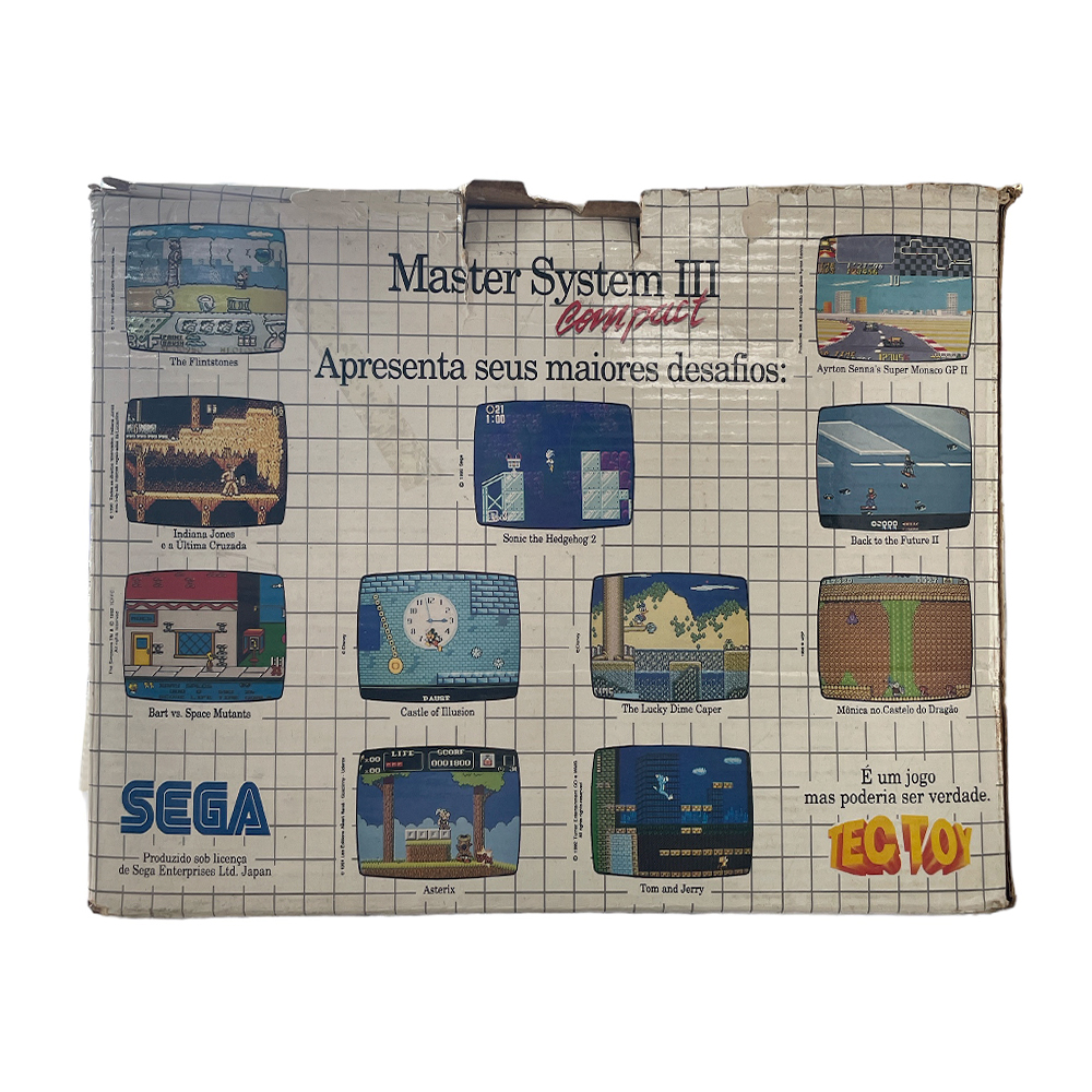 Console Master System 3 Compact - Sega - MeuGameUsado