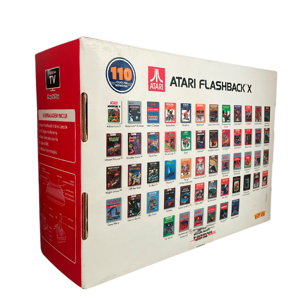 Console Atari Flashback X Classic + 110 Jogos - TecToy - MeuGameUsado