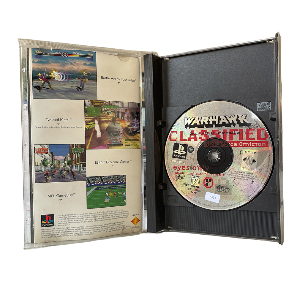 Jogo WarHawk - PS1 (Long Box) - MeuGameUsado