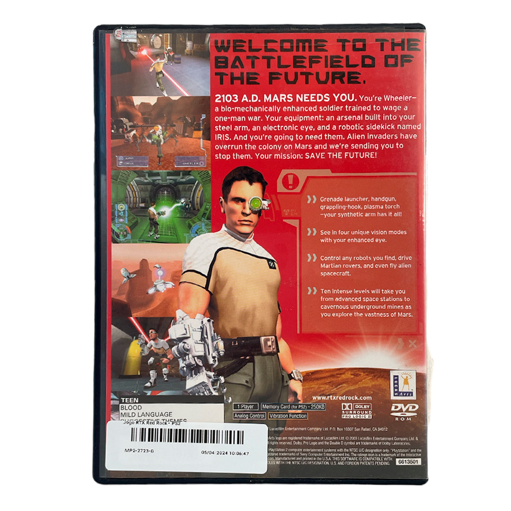 Jogo RTX Red Rock - PS2 - MeuGameUsado