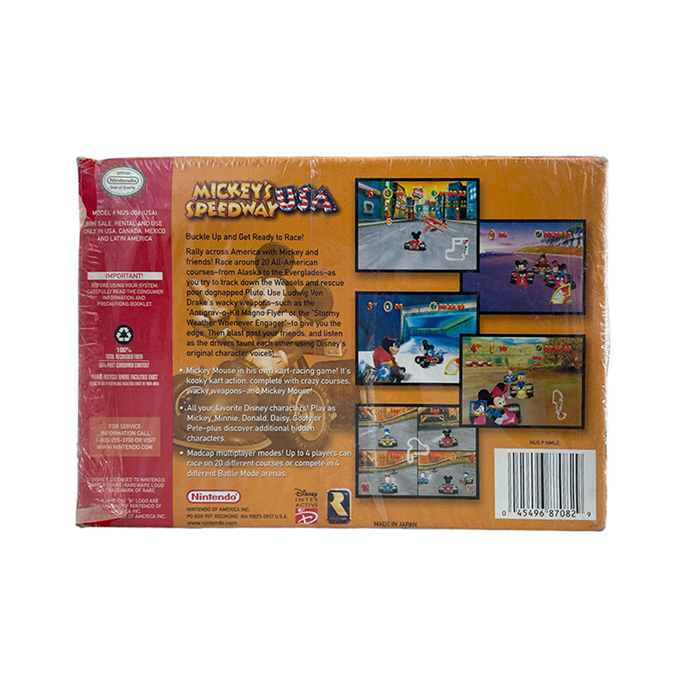 Jogo Mickey's Speedway USA - N64 - MeuGameUsado