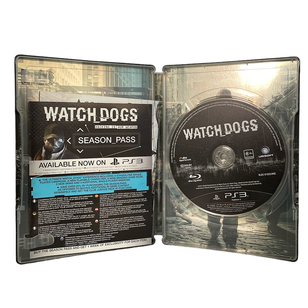 Jogo Watch Dogs (SteelCase)- PS3 - MeuGameUsado