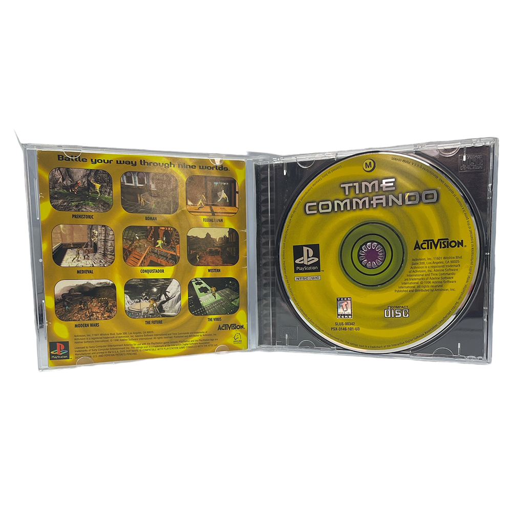 Jogo Time Commando - PS1 - MeuGameUsado