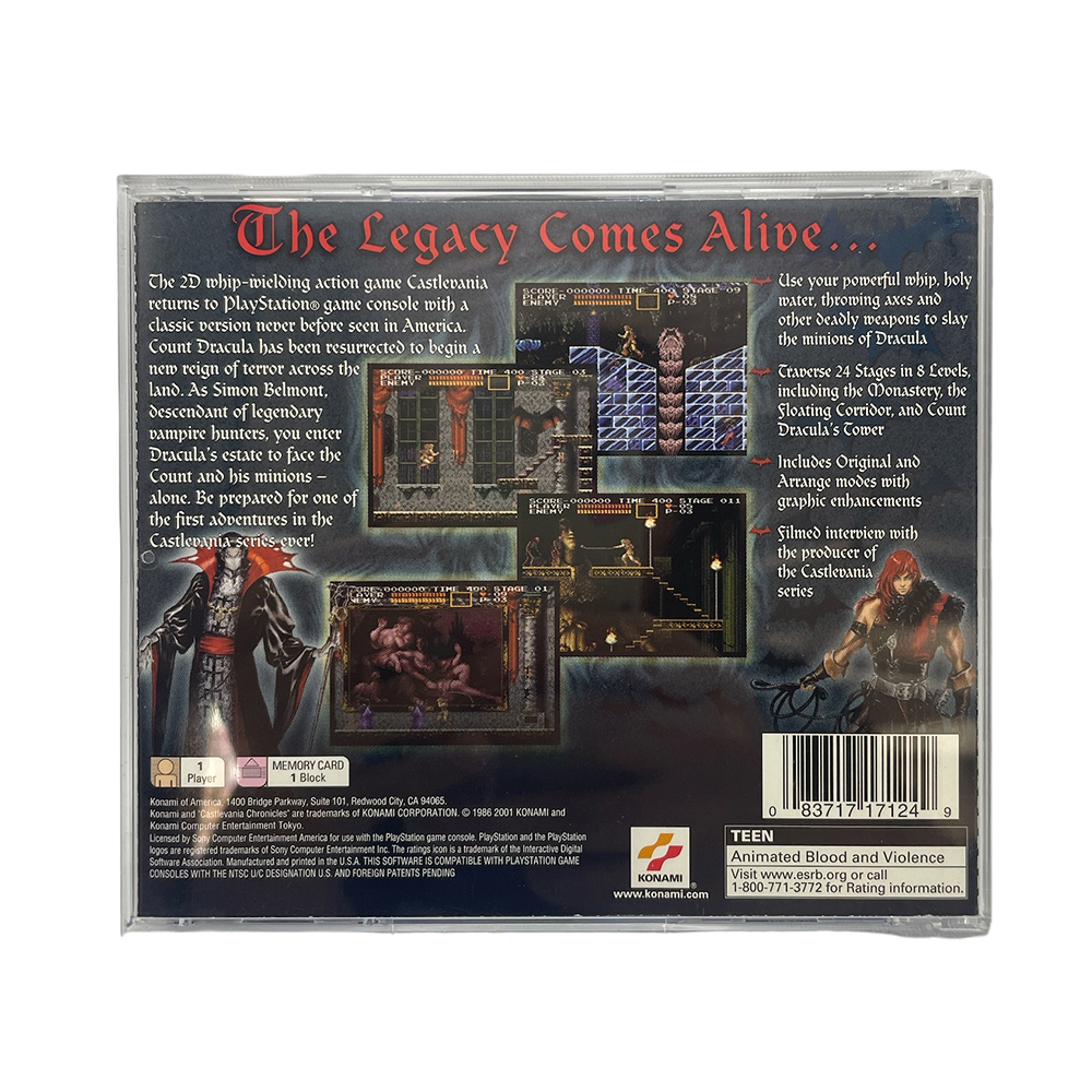 Jogo Castlevania Chronicles - PS1 - MeuGameUsado