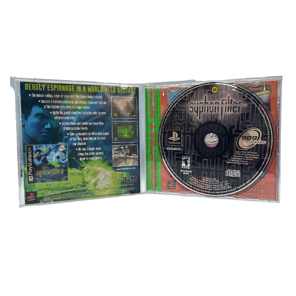 Jogo Syphon Filter - PS1 - MeuGameUsado