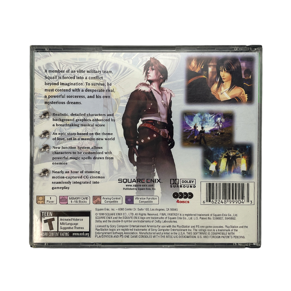 Jogo Final Fantasy VIII - PS1 - MeuGameUsado