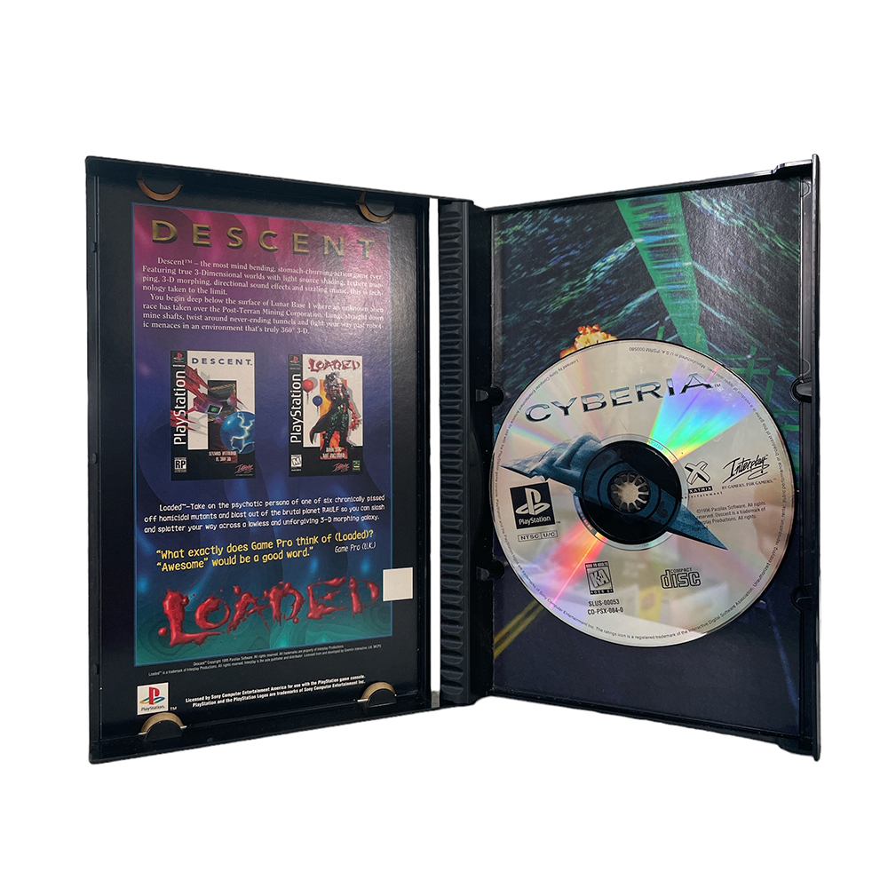 Jogo Cyberia - PS1 (Long Box) - MeuGameUsado
