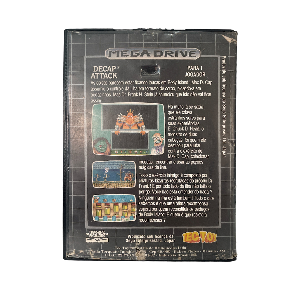 Jogo DecapAttack - Mega Drive - MeuGameUsado
