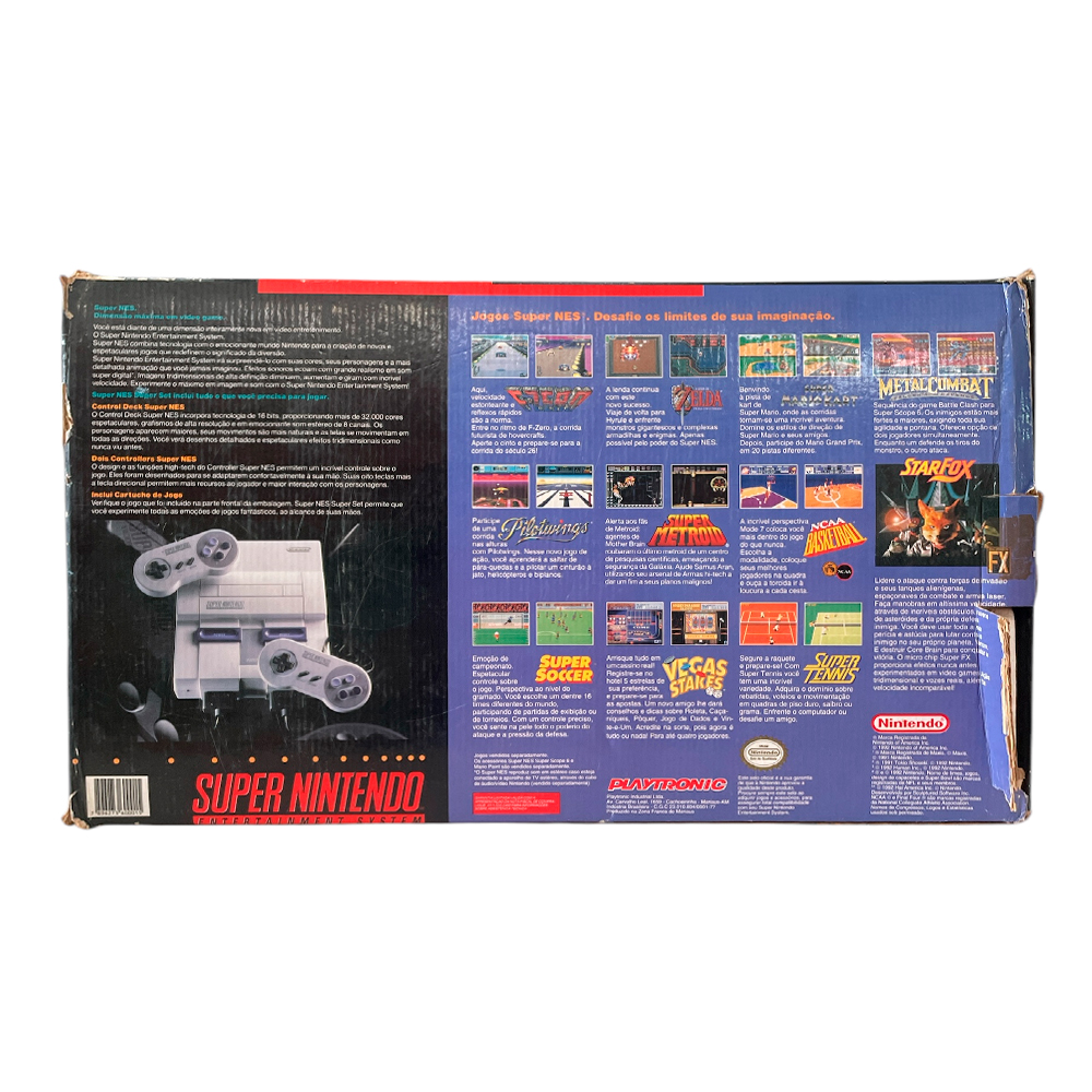 Console Super Nintendo: SUPER SET (PlayTronic) + Super Mario World - S ...