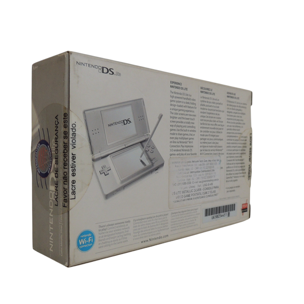 Console Nintendo DS Lite Prata - Nintendo - MeuGameUsado