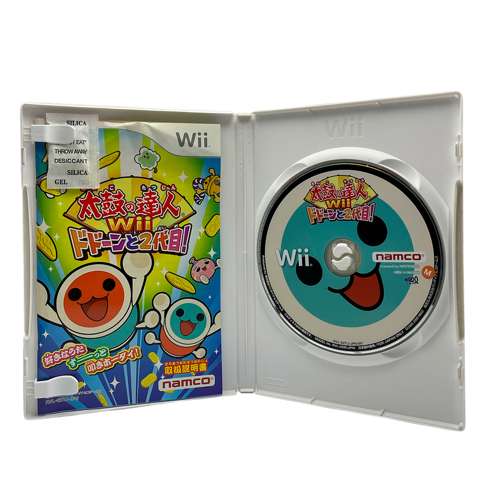 Jogo Taiko no Tatsujin Wii: Dodoon to 2 Daime! - Wii (Japonês ...