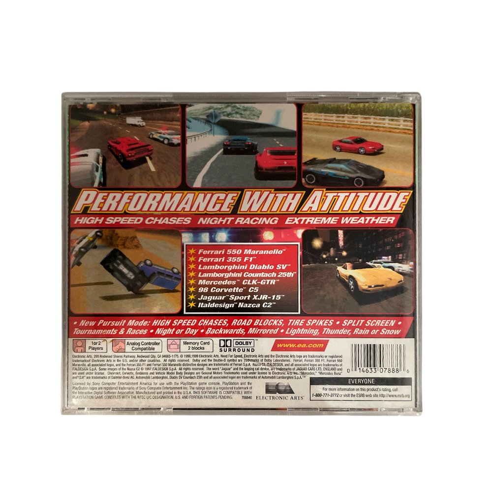 Jogo Need for Speed III: Hot Pursuit - PS1 (Greatest Hits) - MeuGameUsado