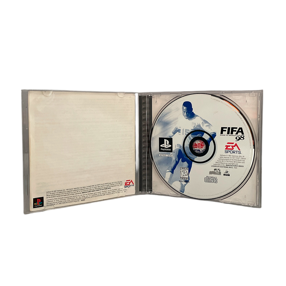 Jogo FIFA: Road to World Cup 98 - PS1 - MeuGameUsado