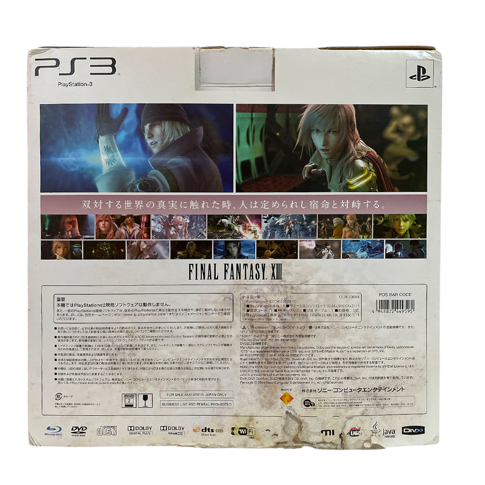 Console PlayStation 3 Slim 250GB Edição Final Fantasy XIII + Jogo Fin ...