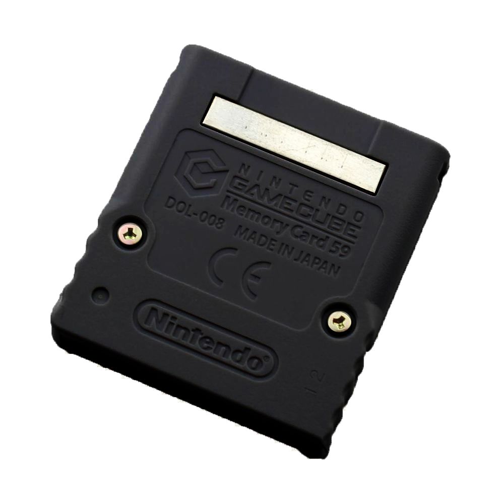Memory Card Preto - Nintendo GameCube - MeuGameUsado