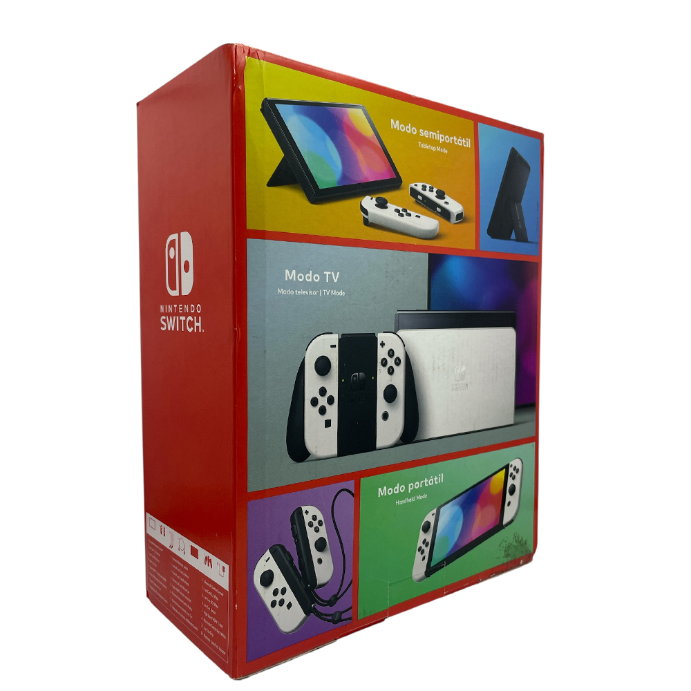 Console Nintendo Switch OLED Branco/Preto - Nintendo - MeuGameUsado
