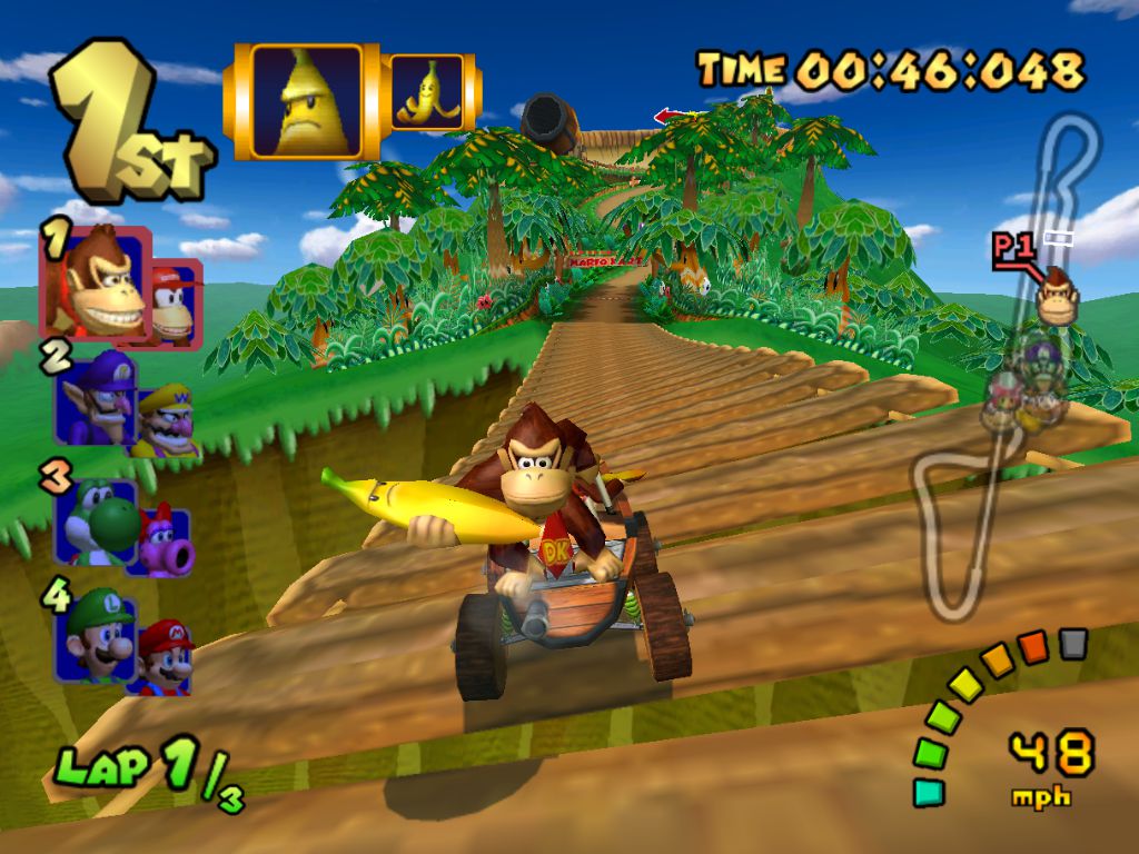 Jogo Mario Kart: Double Dash!! Includes Bonus Disc Demos - GameCube ...