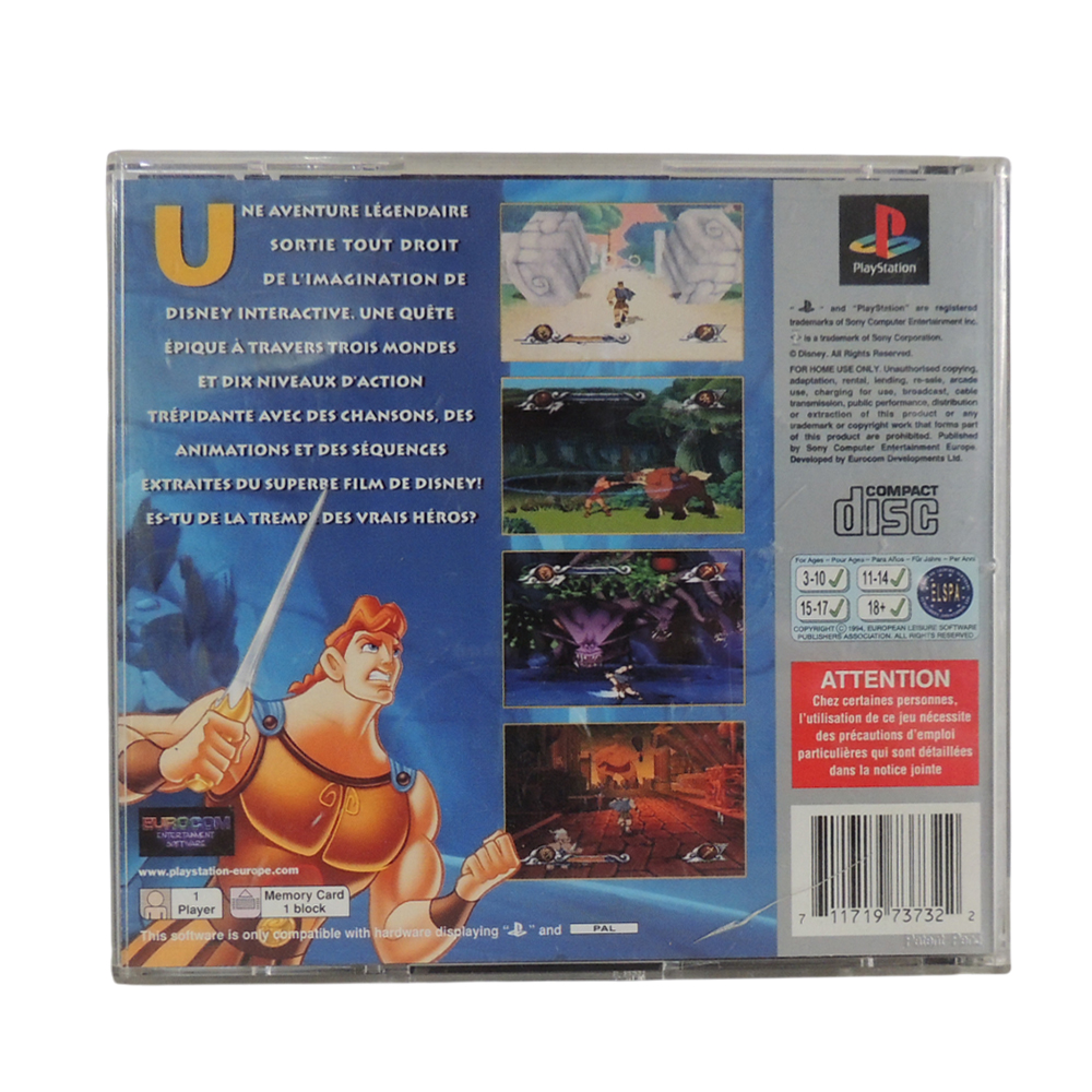 Jogo Disney's Hercules Action Game - PS1 (EUROPEU) - MeuGameUsado