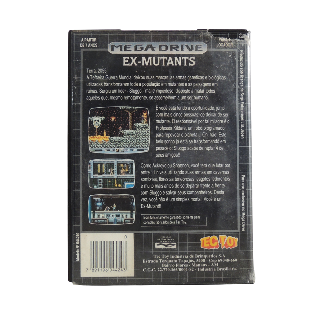 Jogo Ex-Mutants - Mega Drive - MeuGameUsado