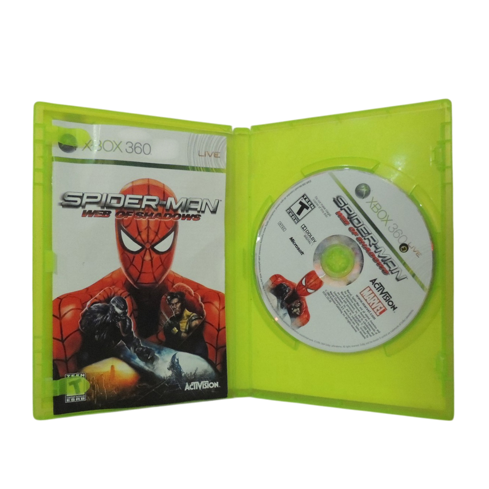 Jogo Spider-Man: Web of Shadows - Xbox 360 - MeuGameUsado