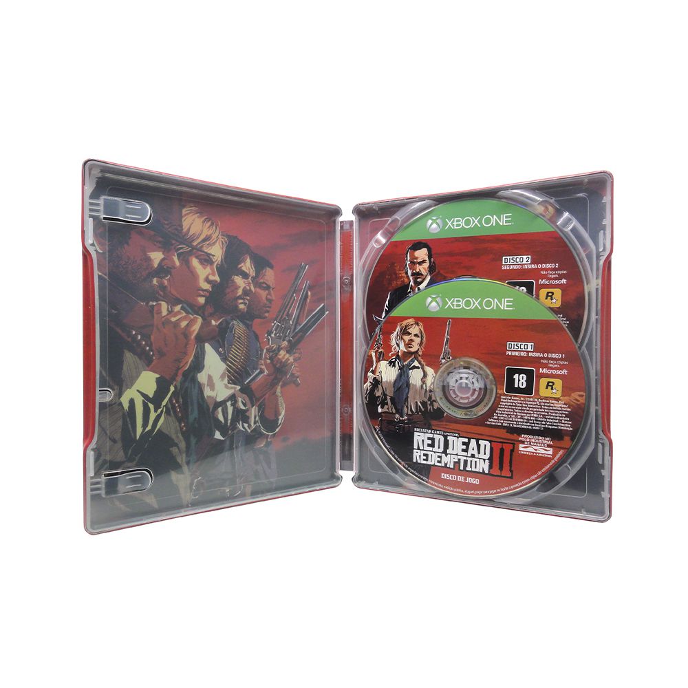 Jogo Red Dead Redemption 2 (SteelCase) - Xbox One - MeuGameUsado